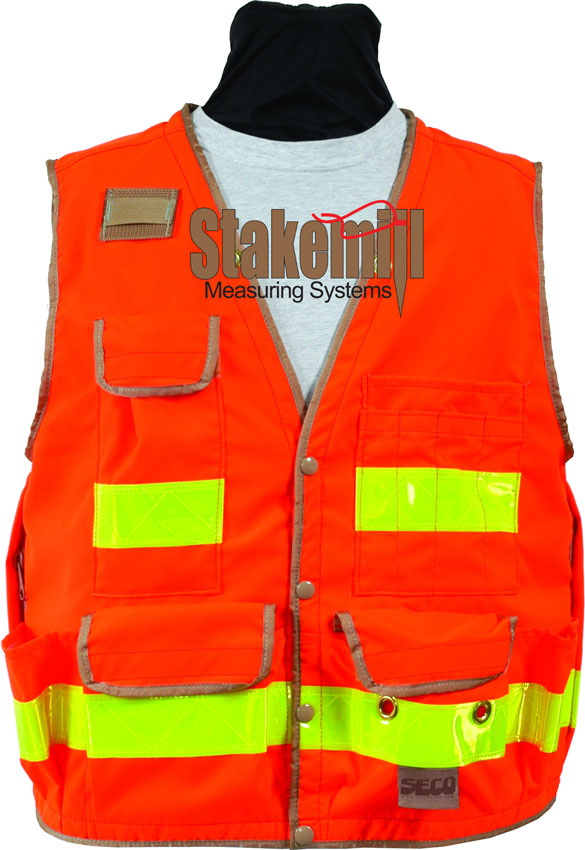 SECO 8265 ANSI/ISEA Class 2 DOT Safety Vest Fluorescent Yellow 8265-XX ...